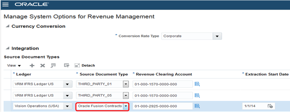 Oracle Revenue Management Cloud R13 (updates 17B - 17D)