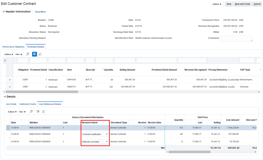 Oracle Revenue Management Cloud R13 (updates 17B - 17D)