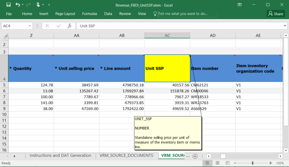 Oracle Revenue Management Cloud R13 (update 18B)