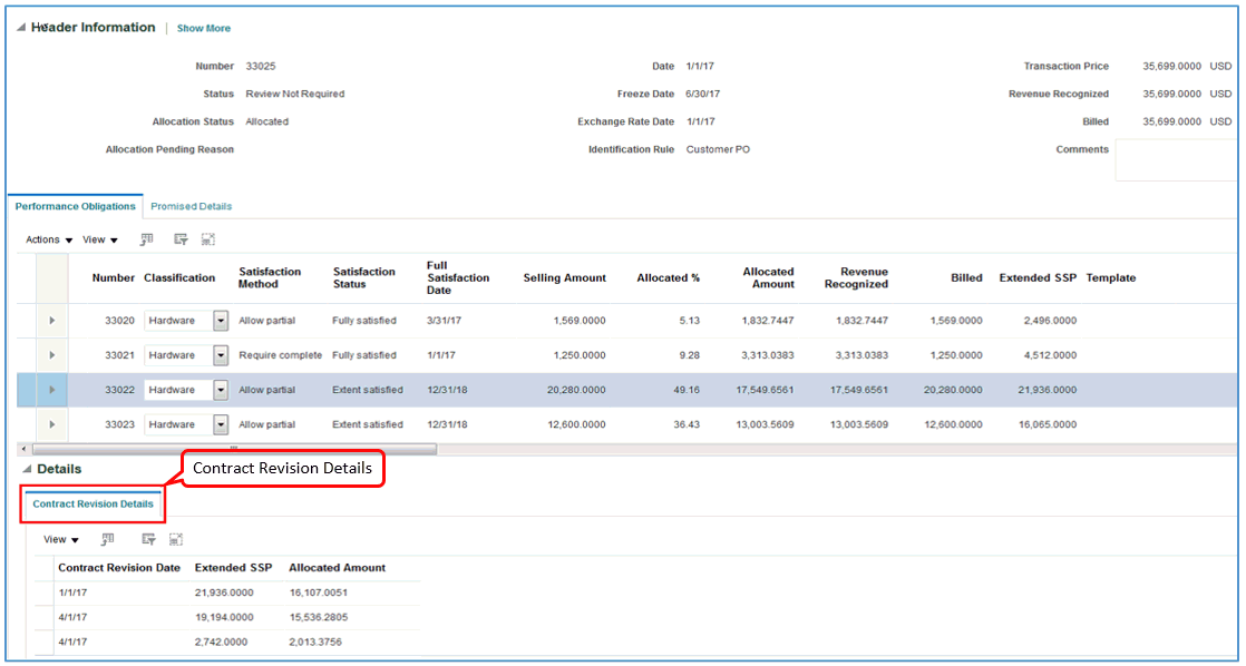 Oracle Revenue Management Cloud R13 (update 18B)