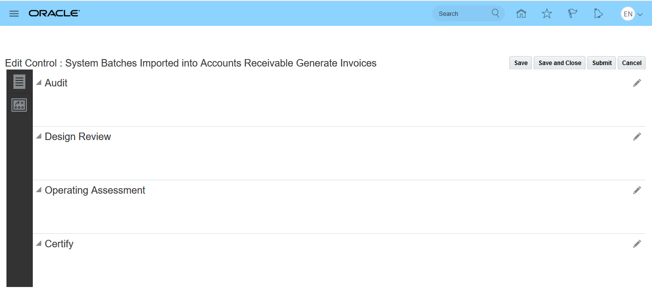 Oracle Risk Management Cloud R13 (updates 18A - 18C)