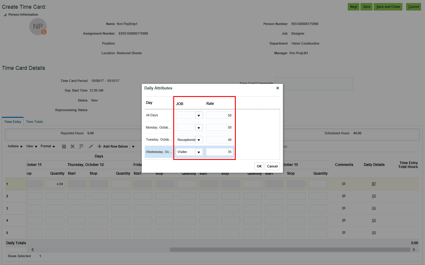 Oracle Workforce Management Cloud R13 (updates 18A - 18C)