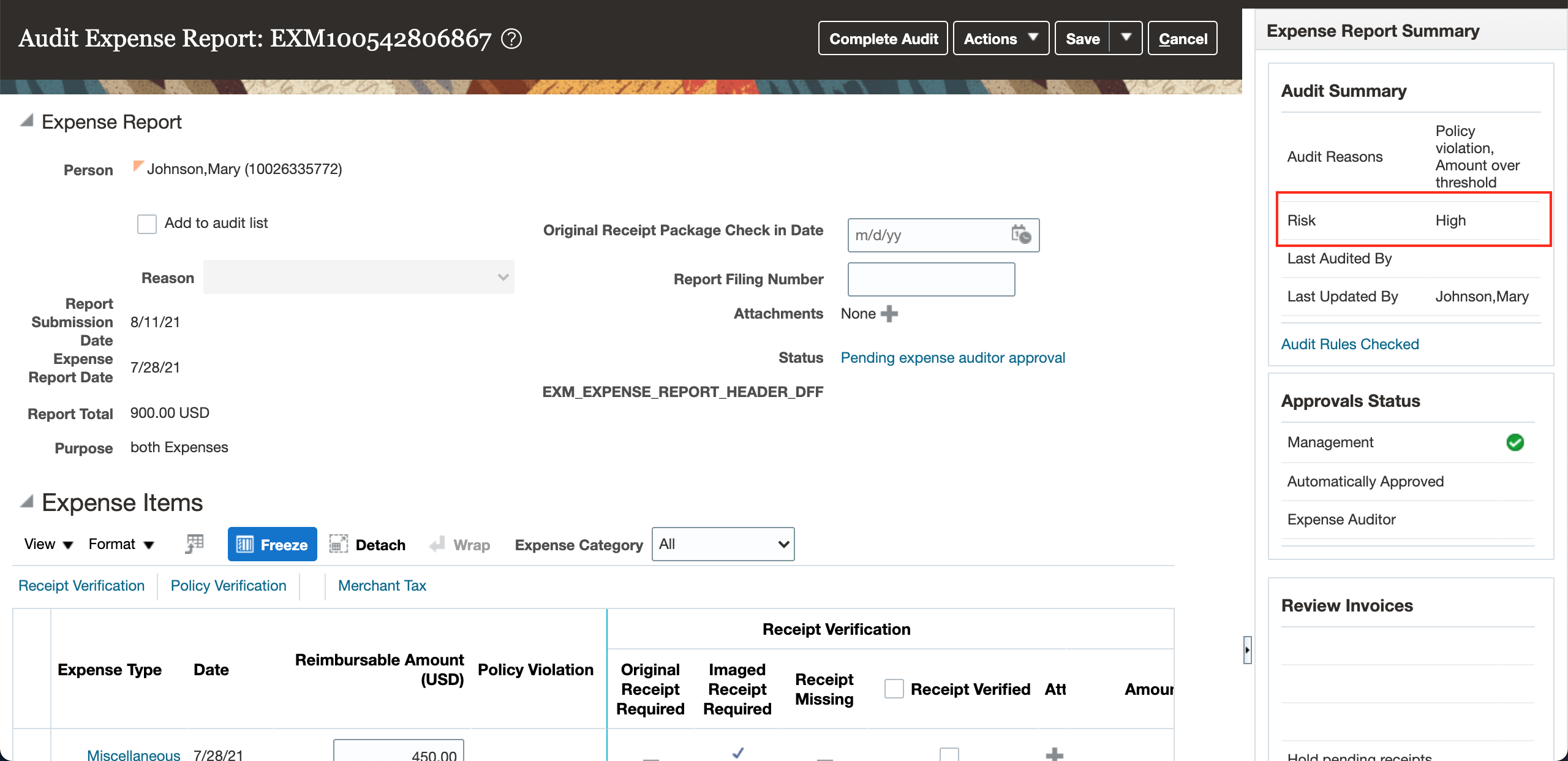 Oracle Self Service Financials Cloud 21D What's New