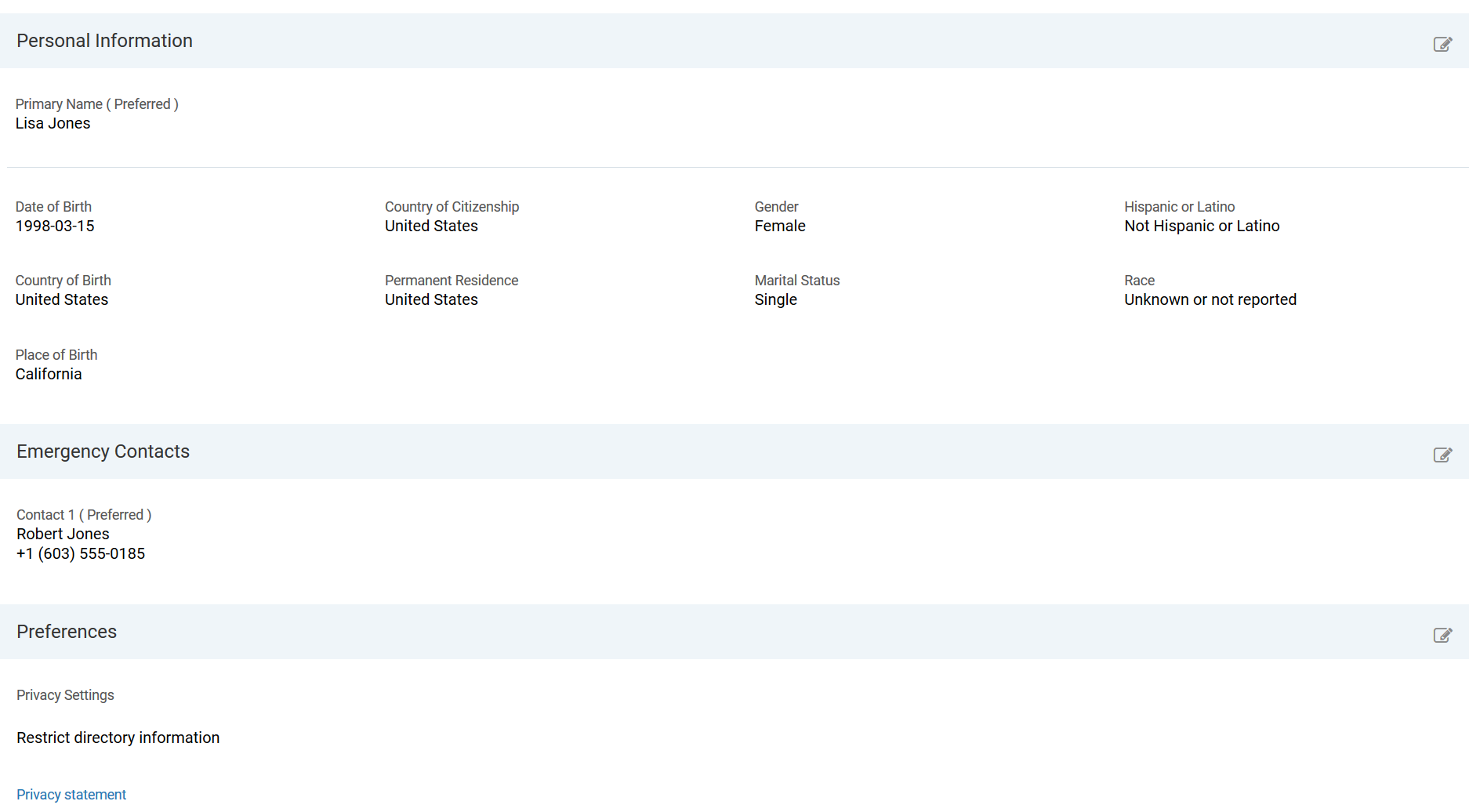 Oracle Student Management Cloud 19B What's New