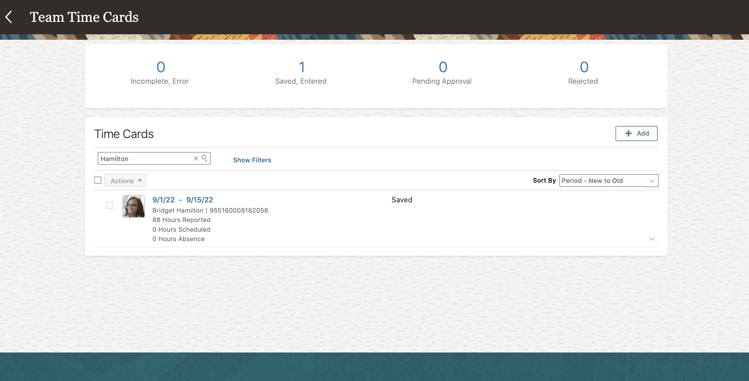 Oracle Fusion Cloud Time and Labor 22C What's New