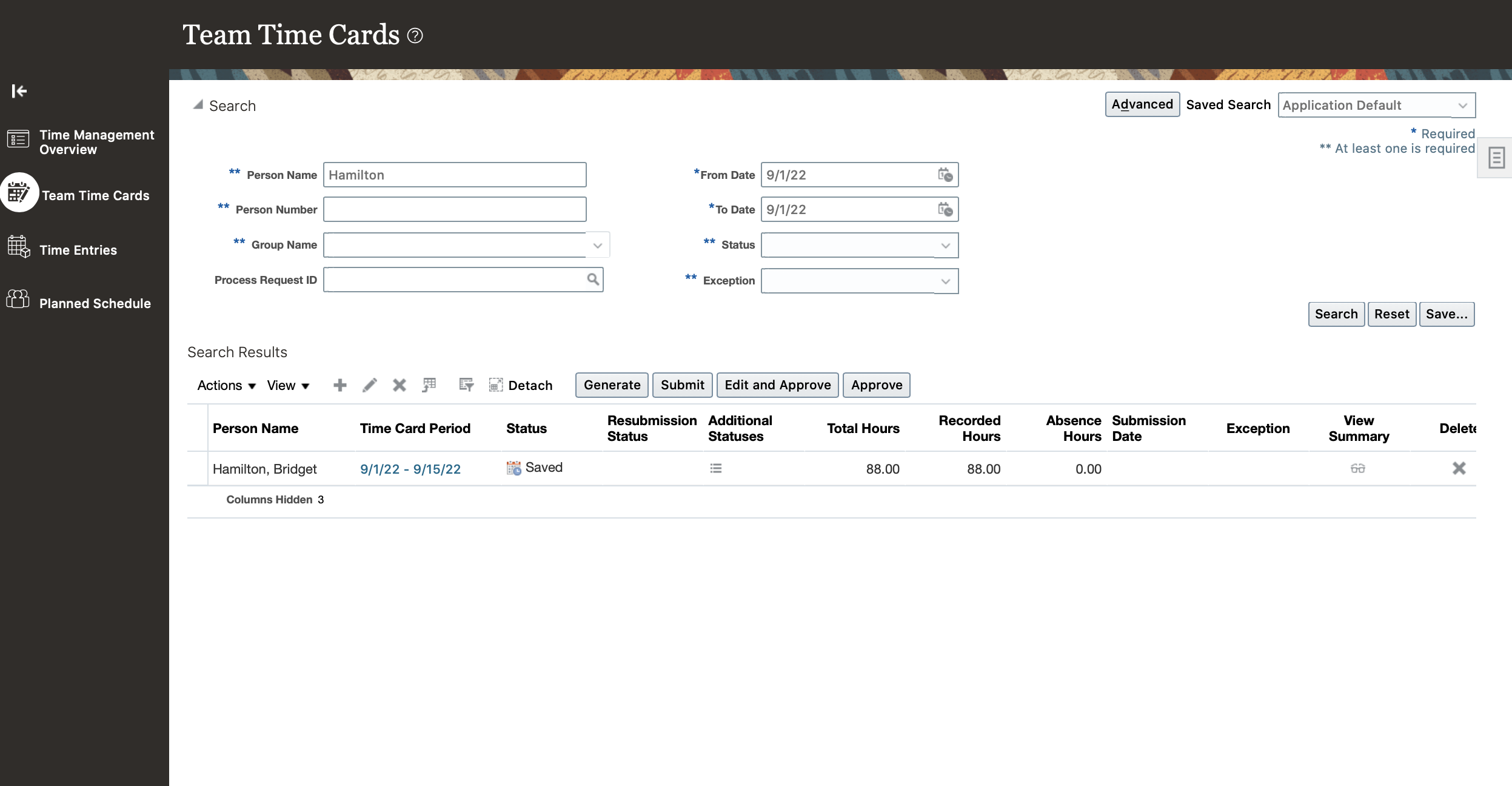 Oracle Fusion Cloud Time and Labor 22C What's New