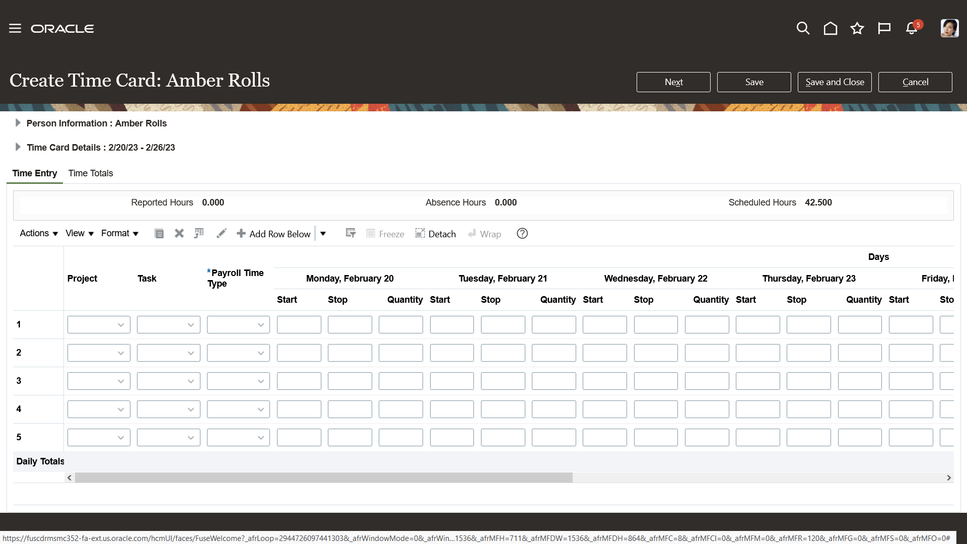Oracle Fusion Cloud Time and Labor 23B What's New