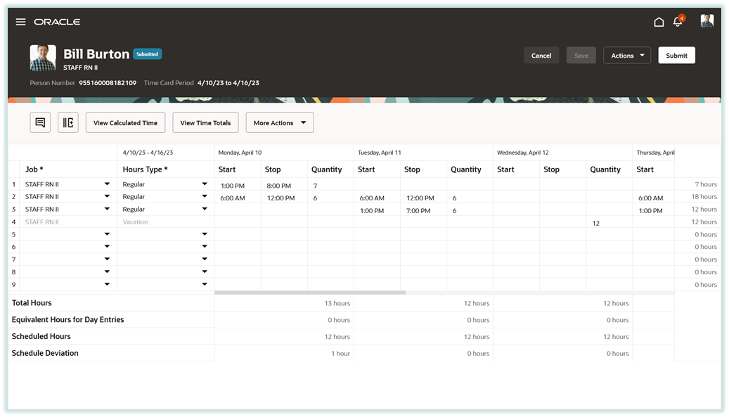 Oracle Fusion Cloud Time and Labor 23C What's New
