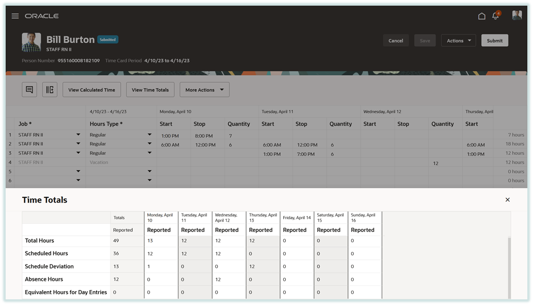 Oracle Fusion Cloud Time and Labor 23C What's New