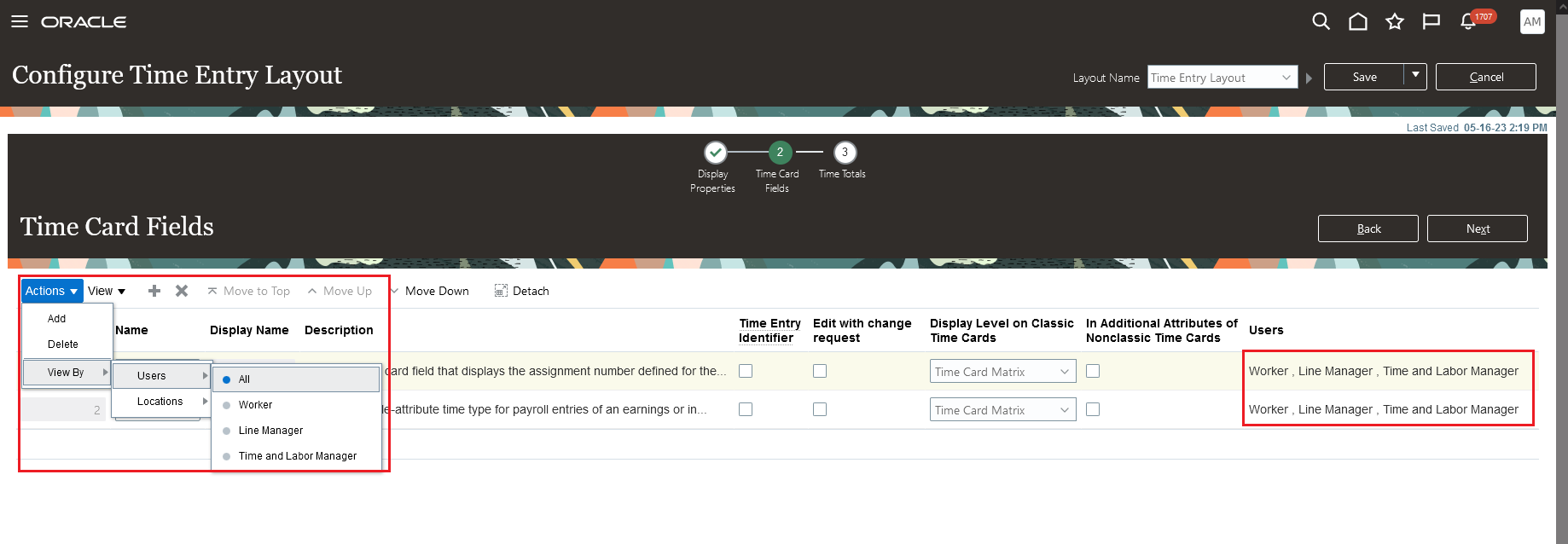 Oracle Fusion Cloud Time and Labor 23C What's New