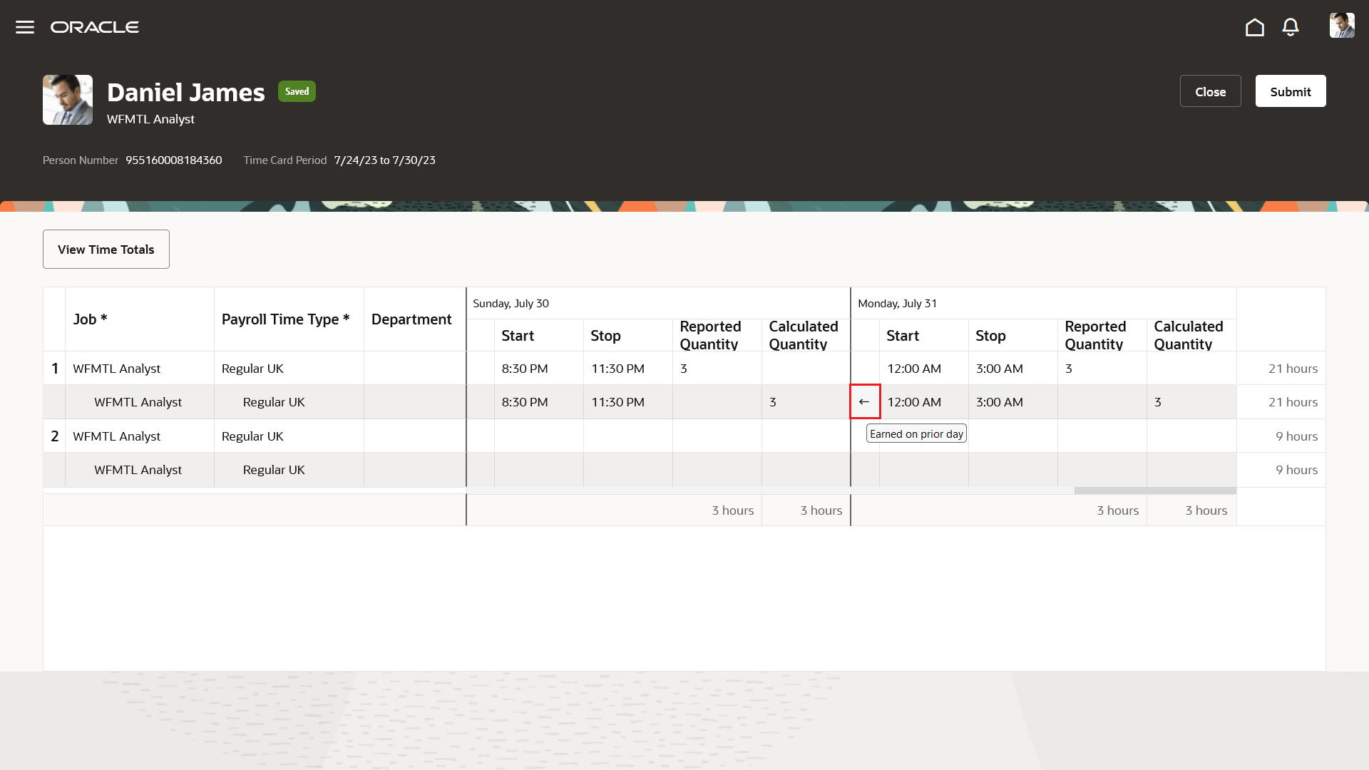 Oracle Fusion Cloud Time and Labor 23D What's New