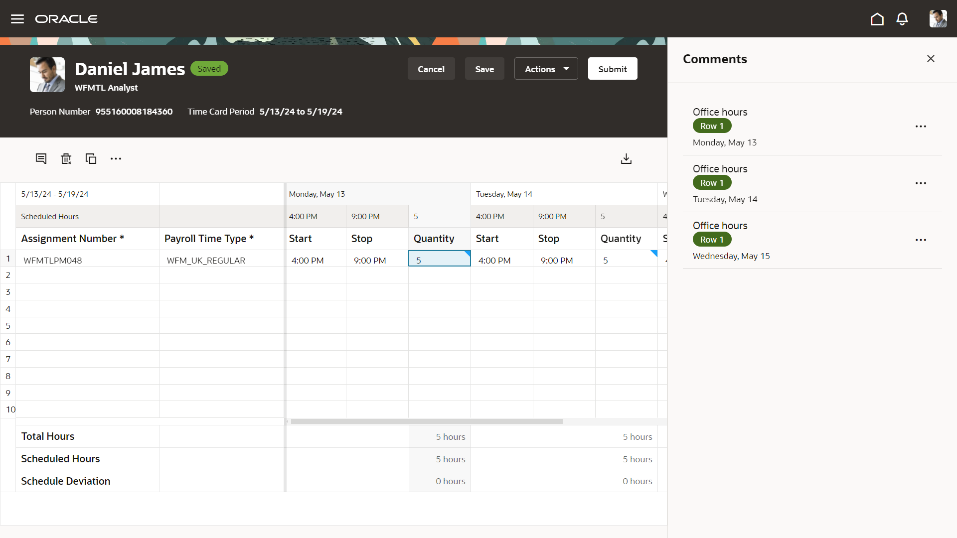 Oracle Fusion Cloud Time and Labor 24C What's New