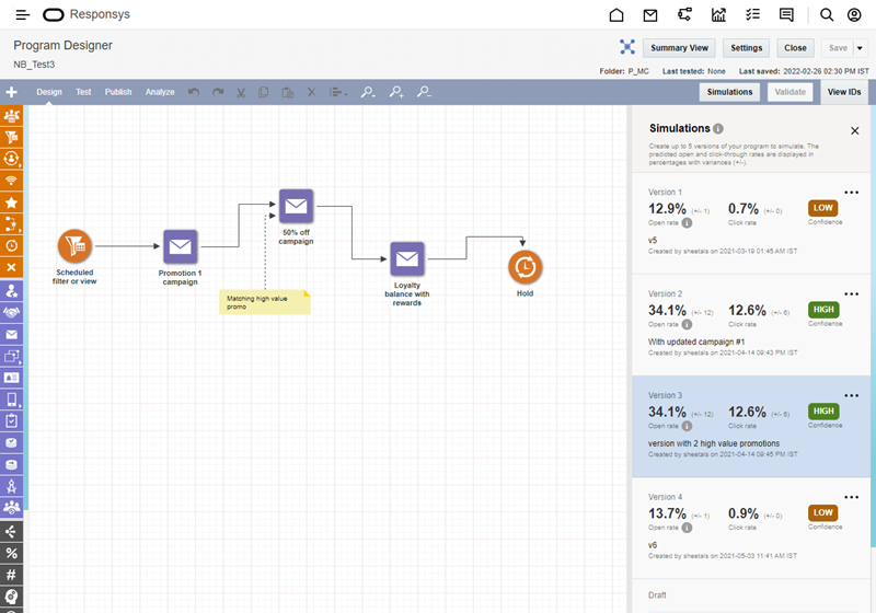 Oracle Responsys Campaign Management Cloud 22B What's New