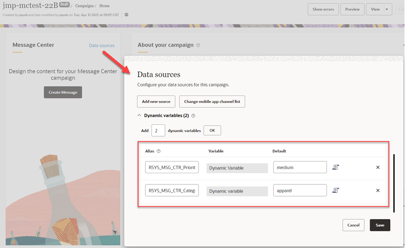 Oracle Responsys Campaign Management Cloud 22B What's New
