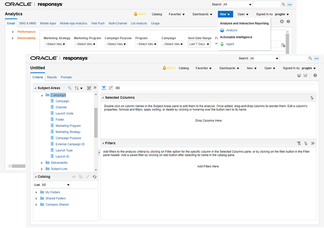 Oracle Responsys Campaign Management Cloud 22B What's New