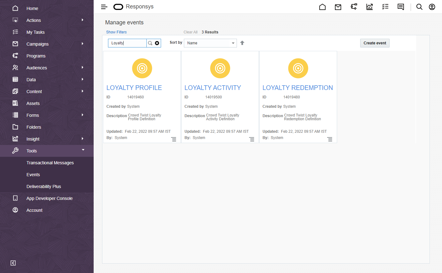 Oracle Responsys Campaign Management Cloud 22C What's New