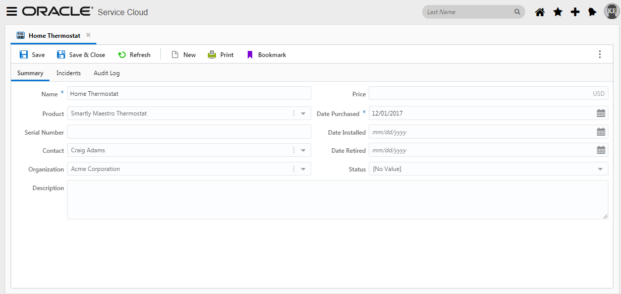 Oracle Service Cloud Agent Browser UI December 2017
