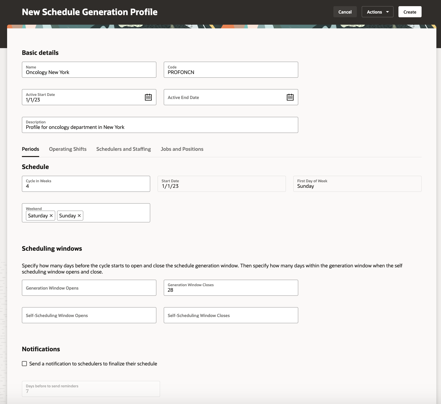 Oracle Fusion Cloud Workforce Scheduling 23D What's New