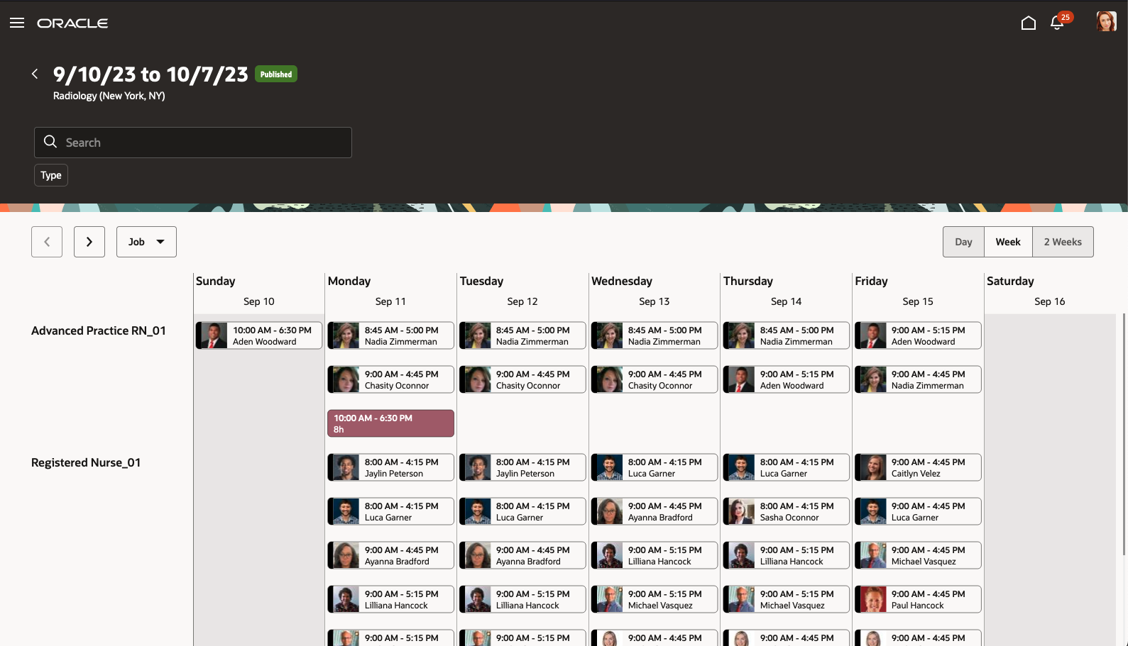 Oracle Fusion Cloud Workforce Scheduling 23D What's New