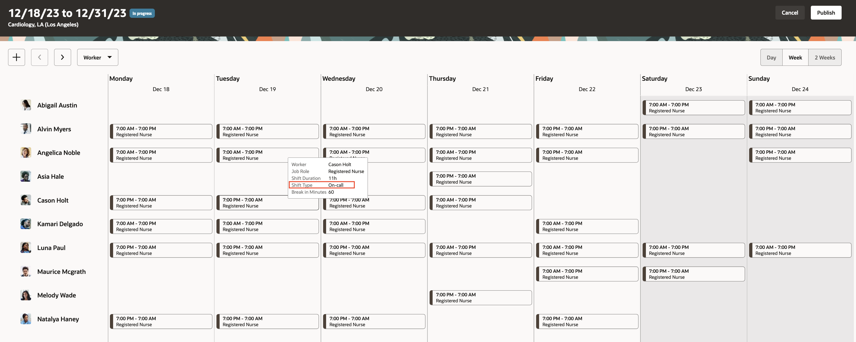 Oracle Fusion Cloud Workforce Scheduling 24A What's New