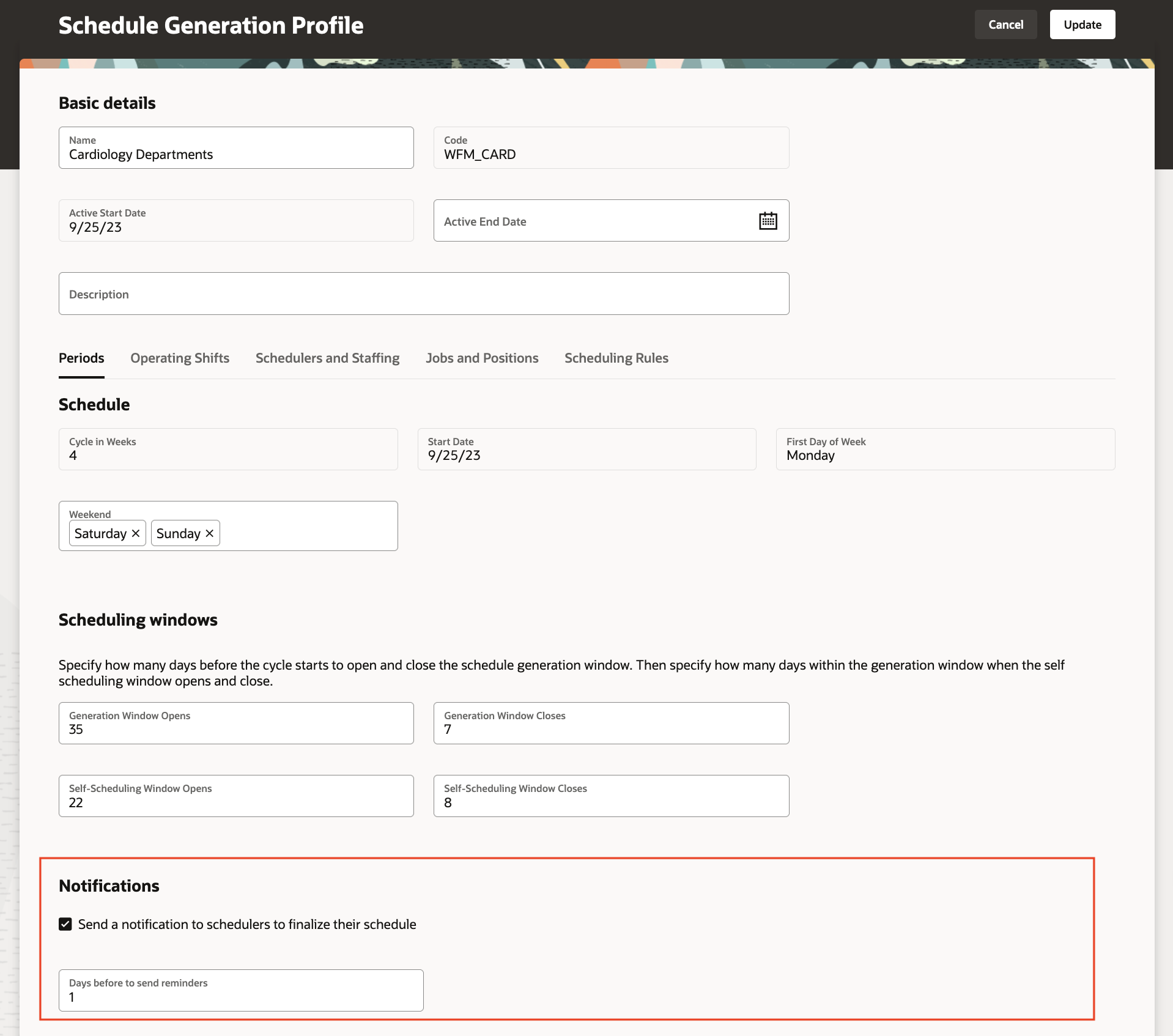 Oracle Fusion Cloud Workforce Scheduling 24A What's New