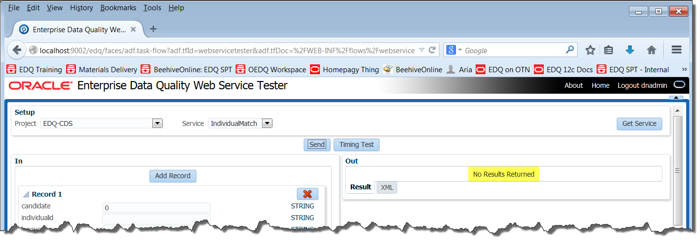 Debugging EDQ-CDS / Siebel Matching Issues